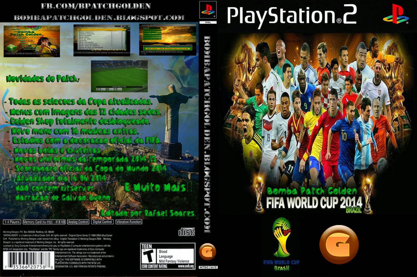 Bomba Patch Golden - World Cup 2014 ~ Bomba Patch Golden