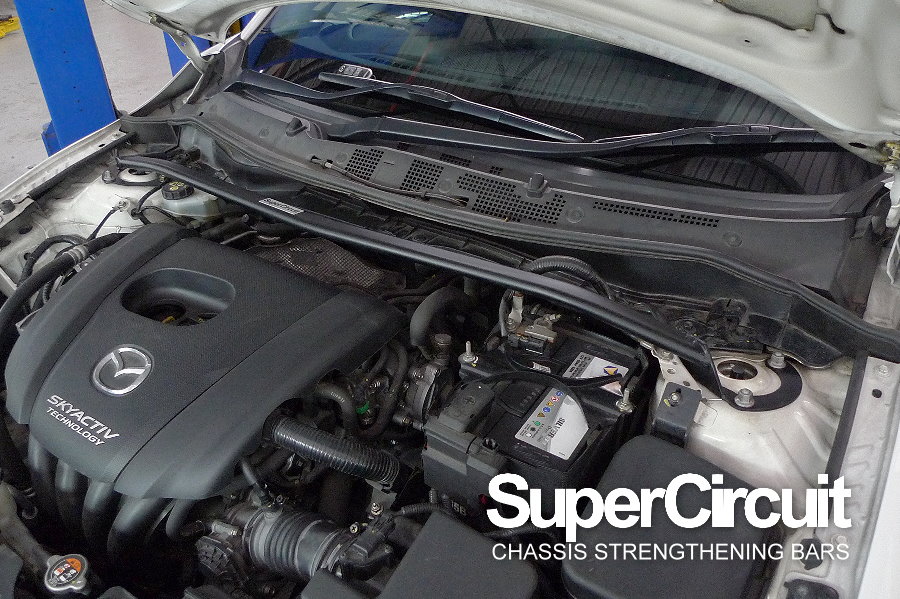 SUPERCIRCUIT CHASSIS STRENGTHENING BARS: Mazda2 DJ Chassis ...