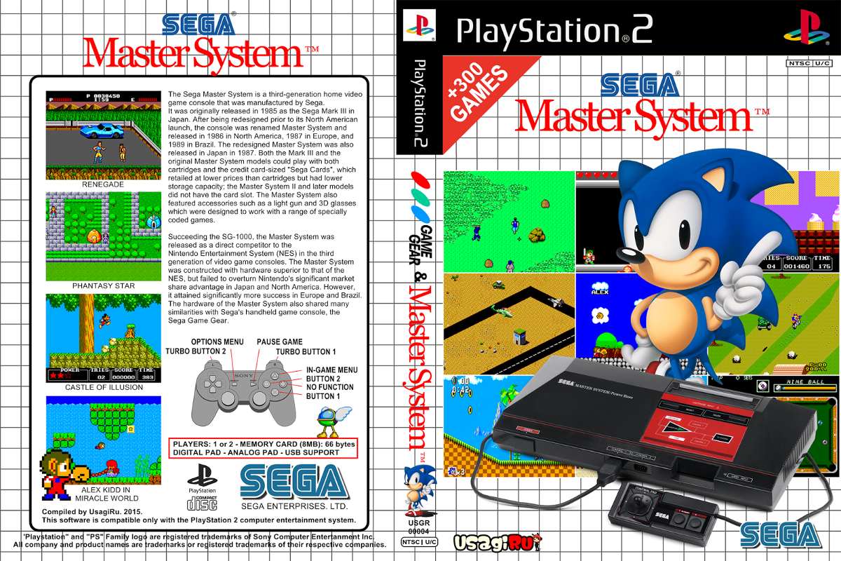 Master System E Game Gear 500 ROMS - Games em Torrent PS2
