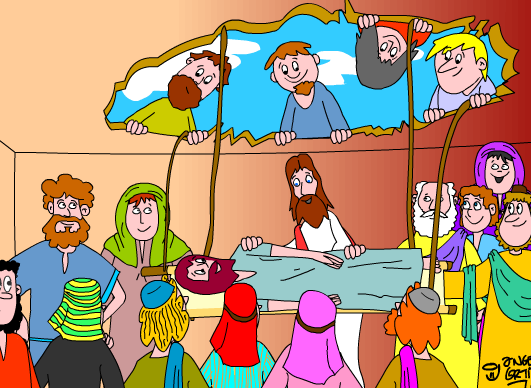 Educación religiosa: La curación de un paralítico