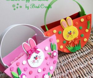 Canastas de pascua en goma eva