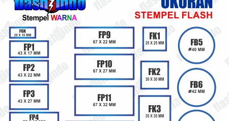 Stempel Murah: Ukuran Stempel