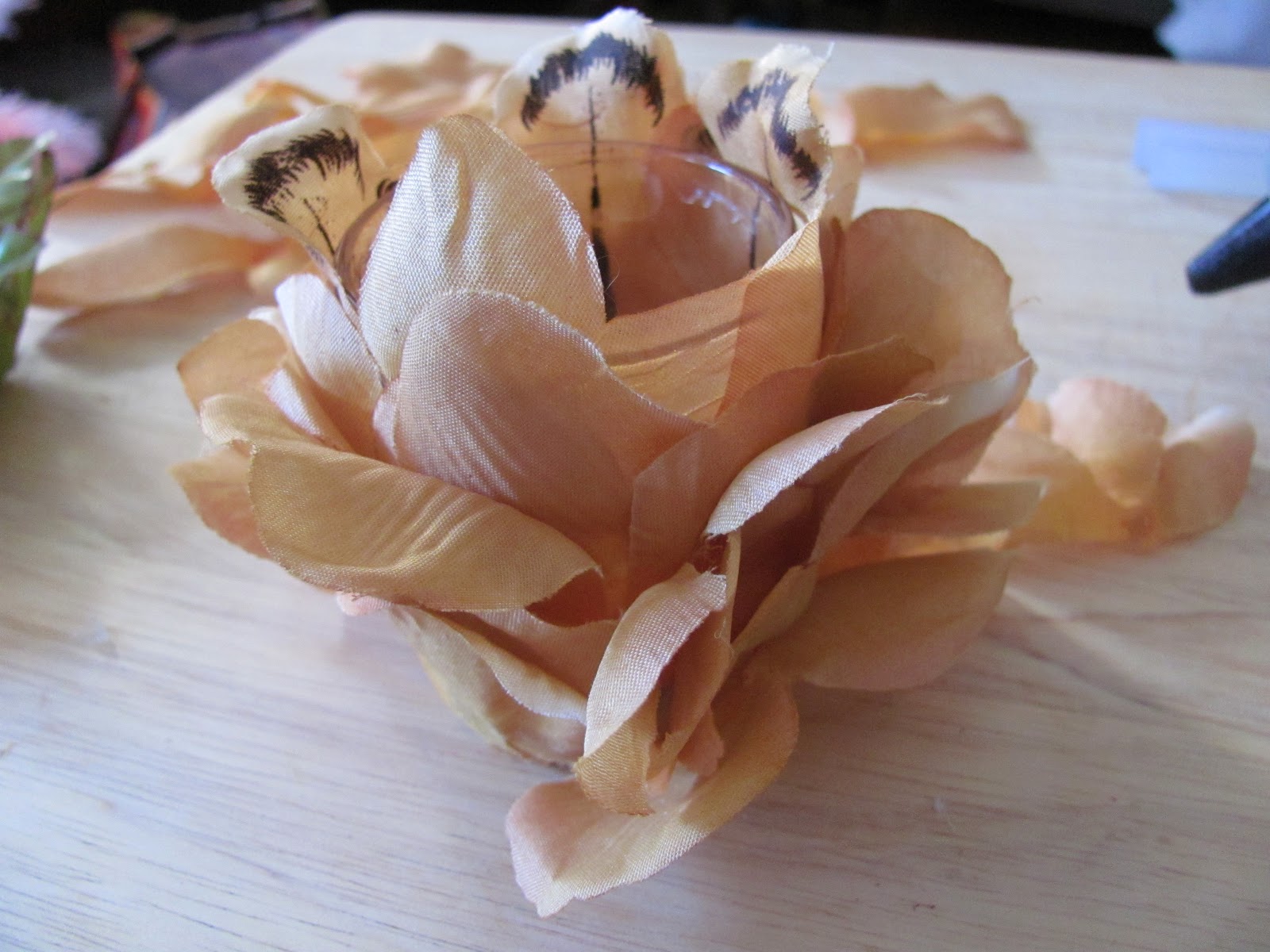Prim and Propah: Wedding Crafting, Flower Votives