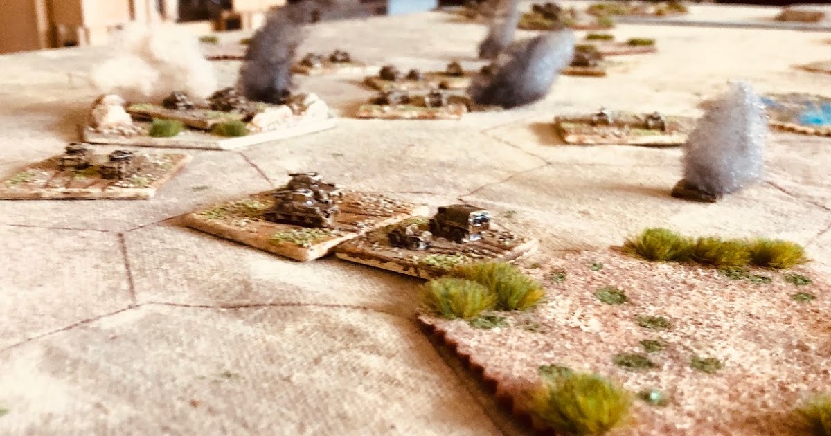 Grid based wargaming - but not always: WW2 Western Desert Campaign - Game 1