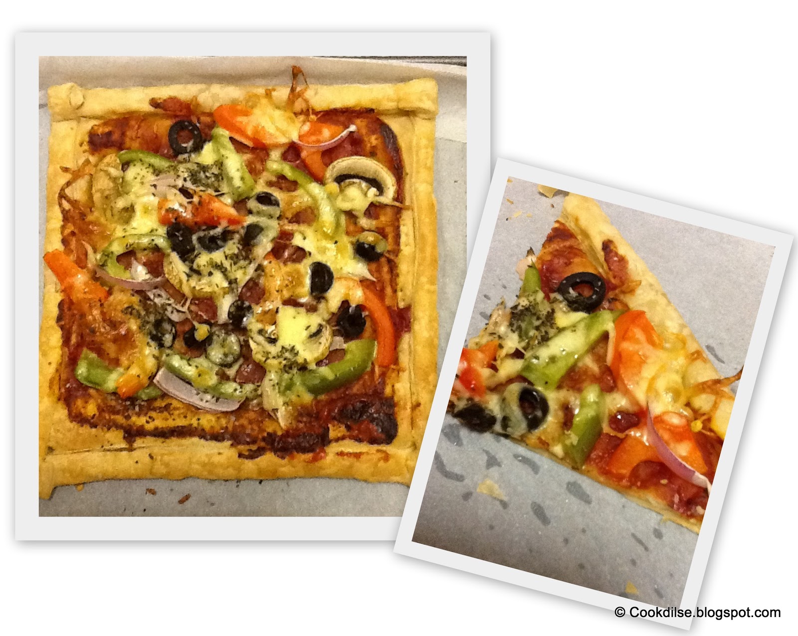 Cook Dil Se: PUFF PASTRY PIZZA