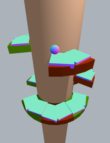 Game development tutorial: Helix Jump development tutorial using THREE ...