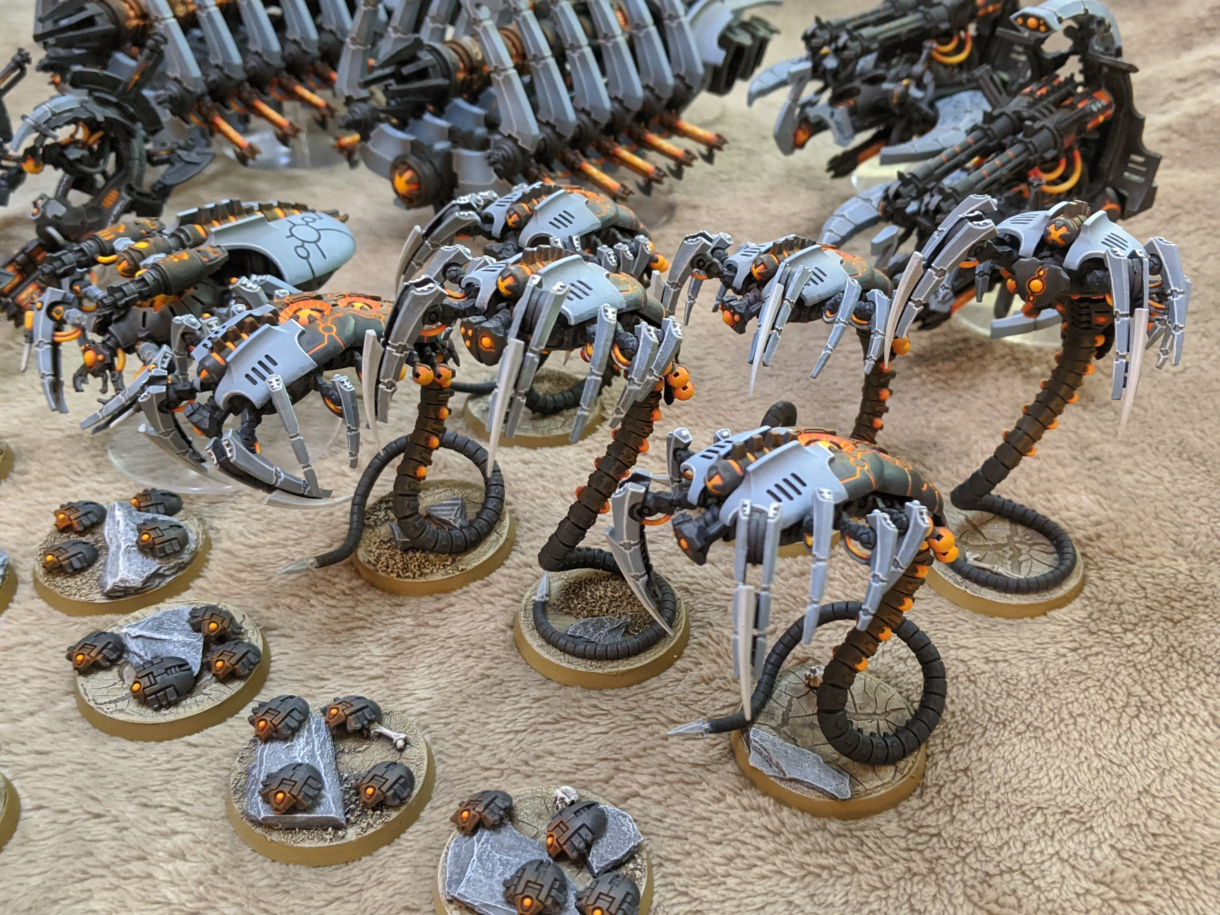 Necron Army Work in Progress pics: Pre-Indomitus Necron Family Album