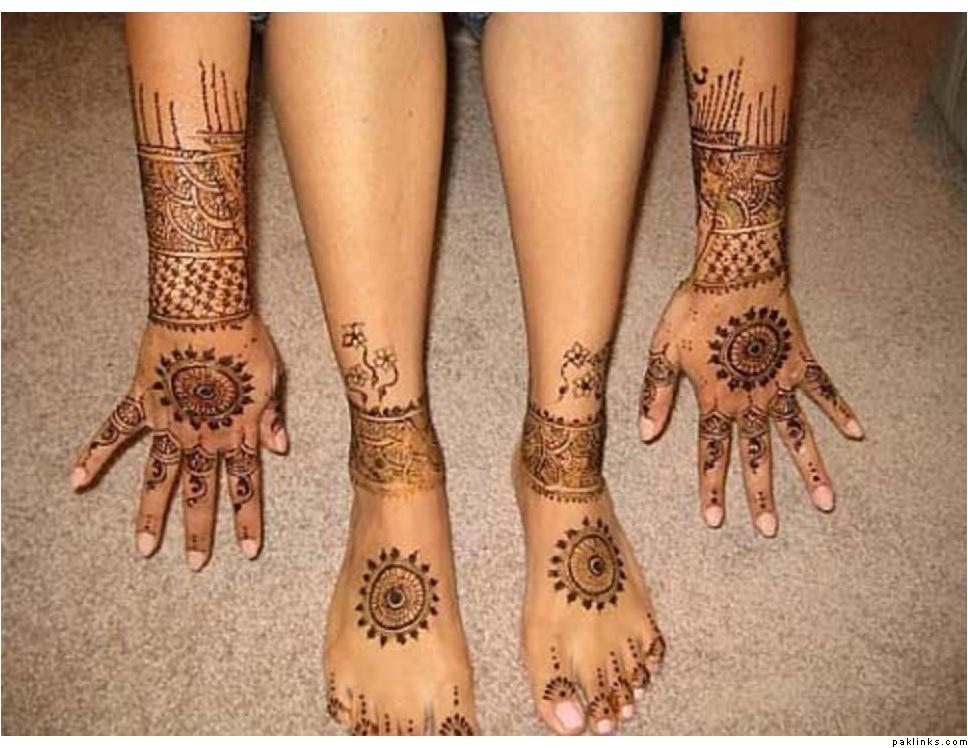 Mehndi 360: Round dot mehndi design