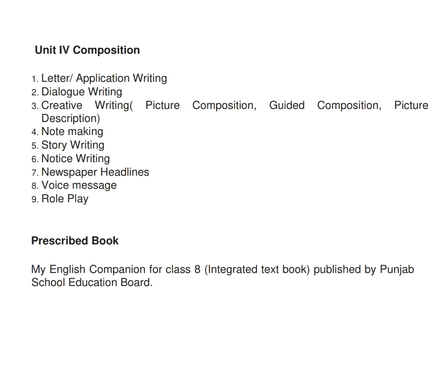 Syllabus For 8th Class syllabus-for-8th-class