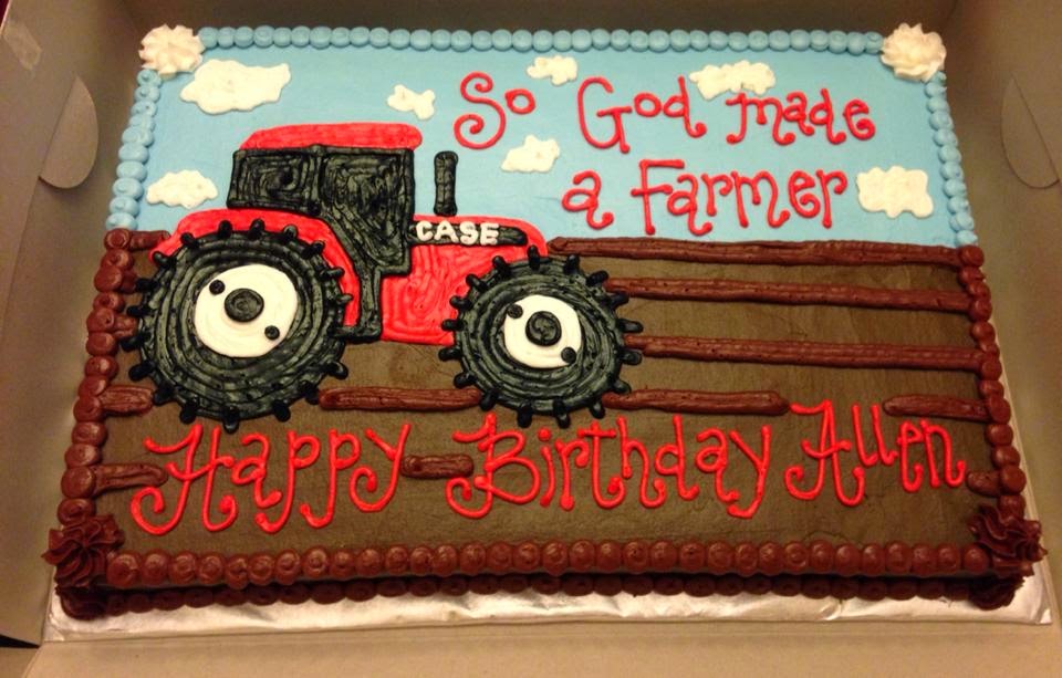 Farmer Birthday Cake