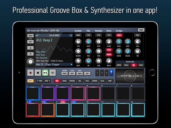 MATRIXSYNTH: GR16! iOS Groovebox App Review Part A - First Look Z18