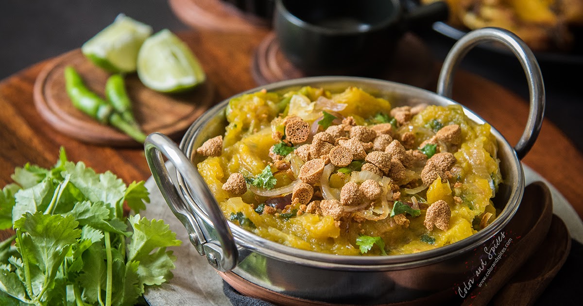 Color and Spices: Kumror bhorta...