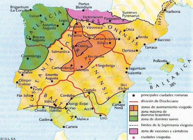 História Militar - Carlos Daroz: INVASÕES GERMÂNICAS NA PENÍNSULA IBÉRICA