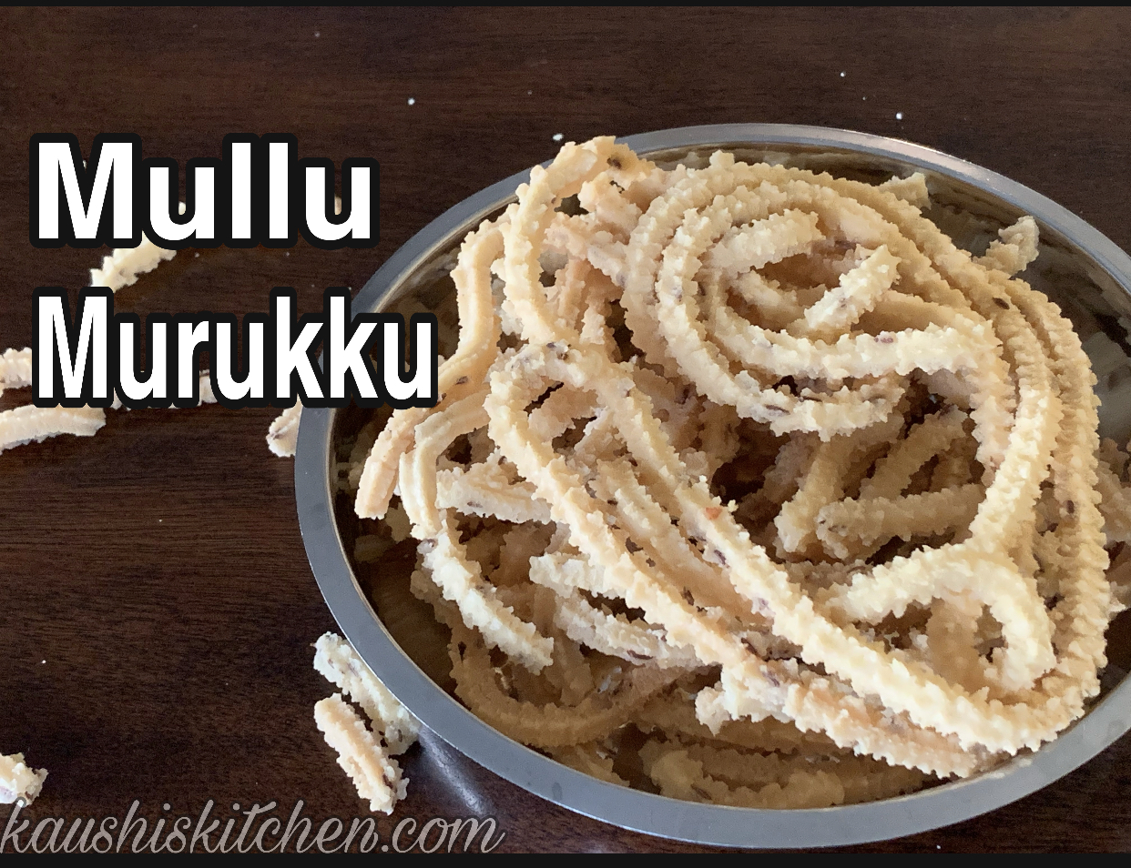 Mullu Murukku | Rice and Besan Flour Murukku | Murukulu