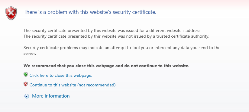 What are the different type of SSL certificates