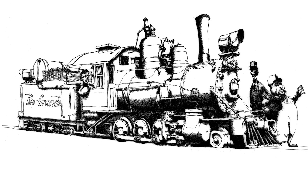 Trackside Scenery: Stephen Crawford drawings