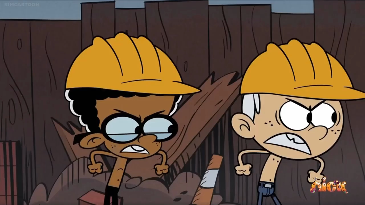 Cartoon Shirtless Boys: Lincoln Loud and Clyde McBride
