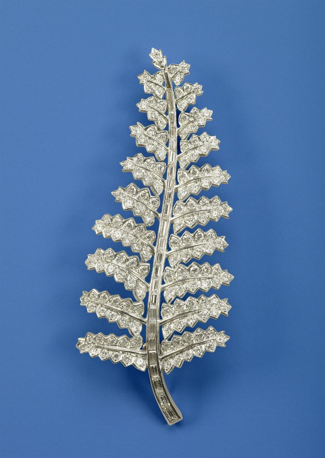 The New Zealand Fern Brooch