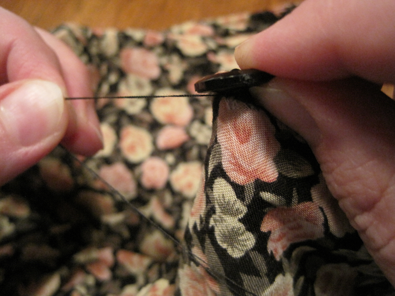 Remedial Adulthood: How to sew on a button