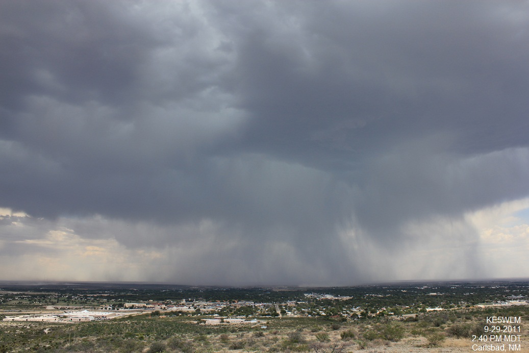 High Based T-Storms Produce Blowing Dust.