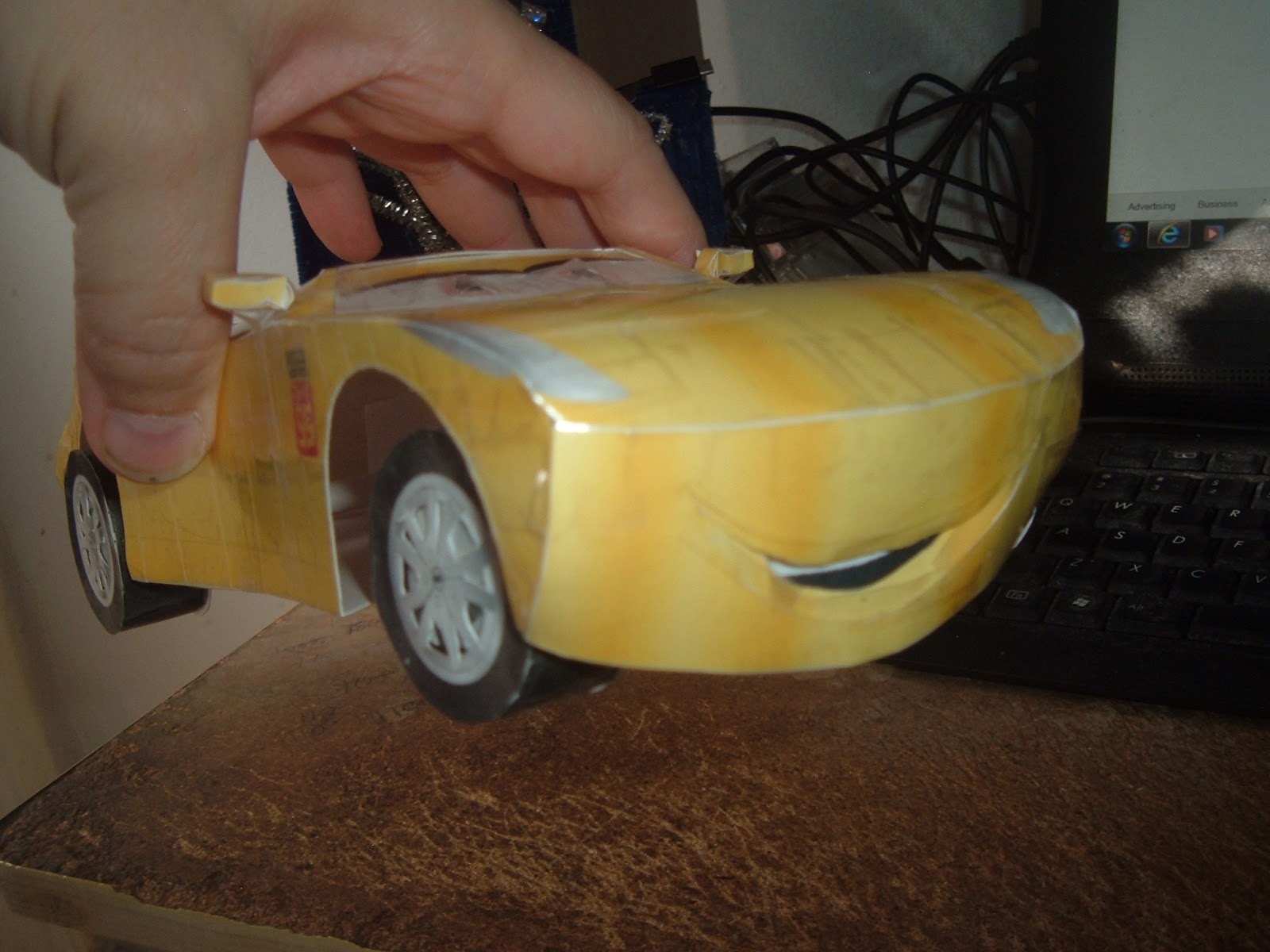 papermodelmatersexclusive's: the all new cars 3 CRUZ RAMIREZ PAPERCRAFT ...