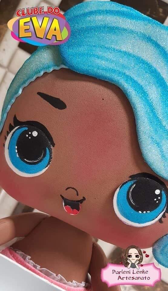 Eu Amo Artesanato: Boneca Lol Baby em Eva com Molde