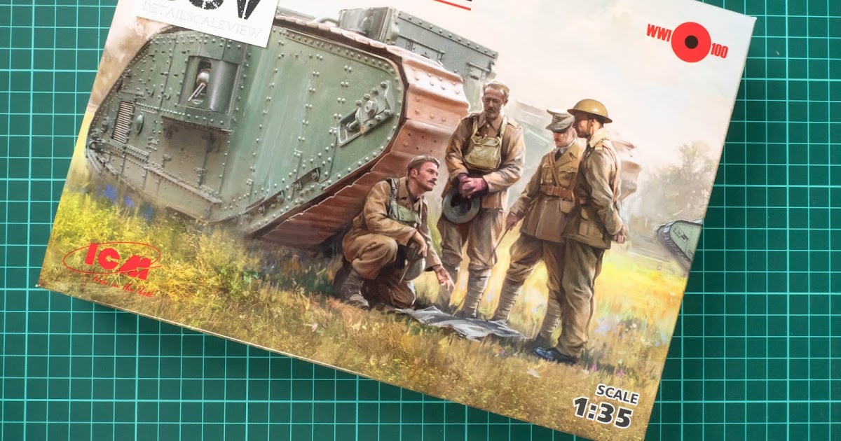 ICM 1/35 WWI British Tank Crew (35708) - DetailScaleView