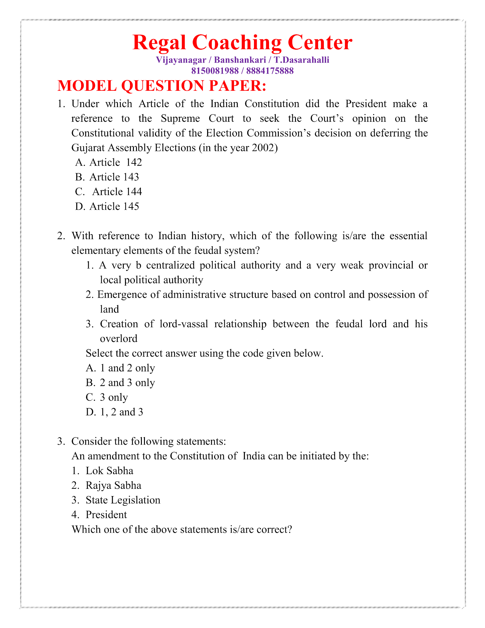 model question paper in english version by rcc 2020 - Inya.co.in