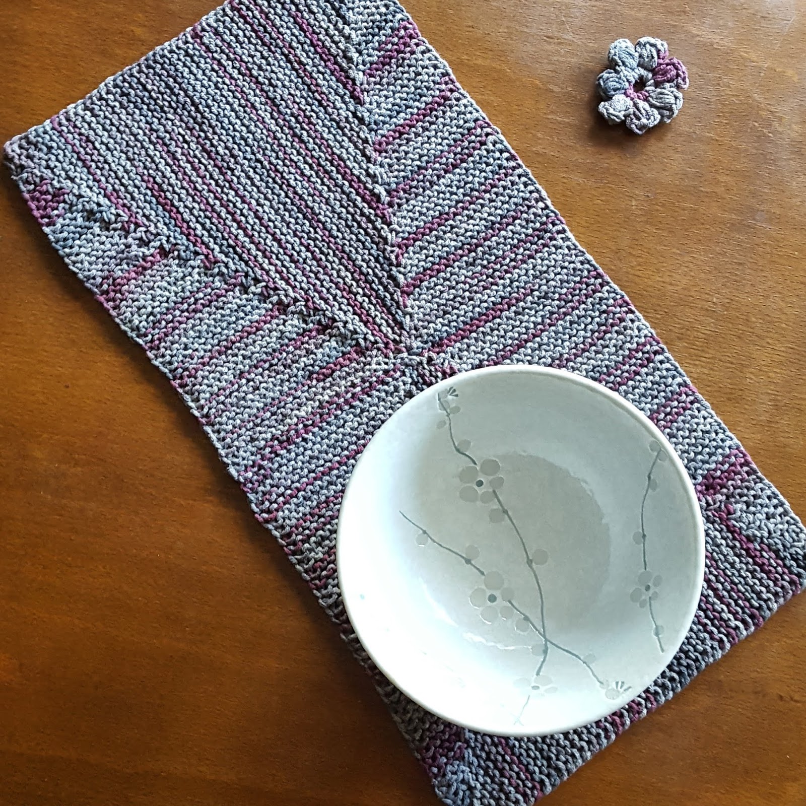 Knitting and so on: Rechteck - Rectangular Garter Stitch Doily
