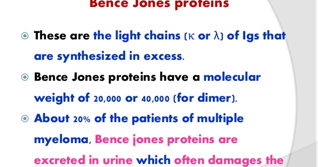 Bence jones protein