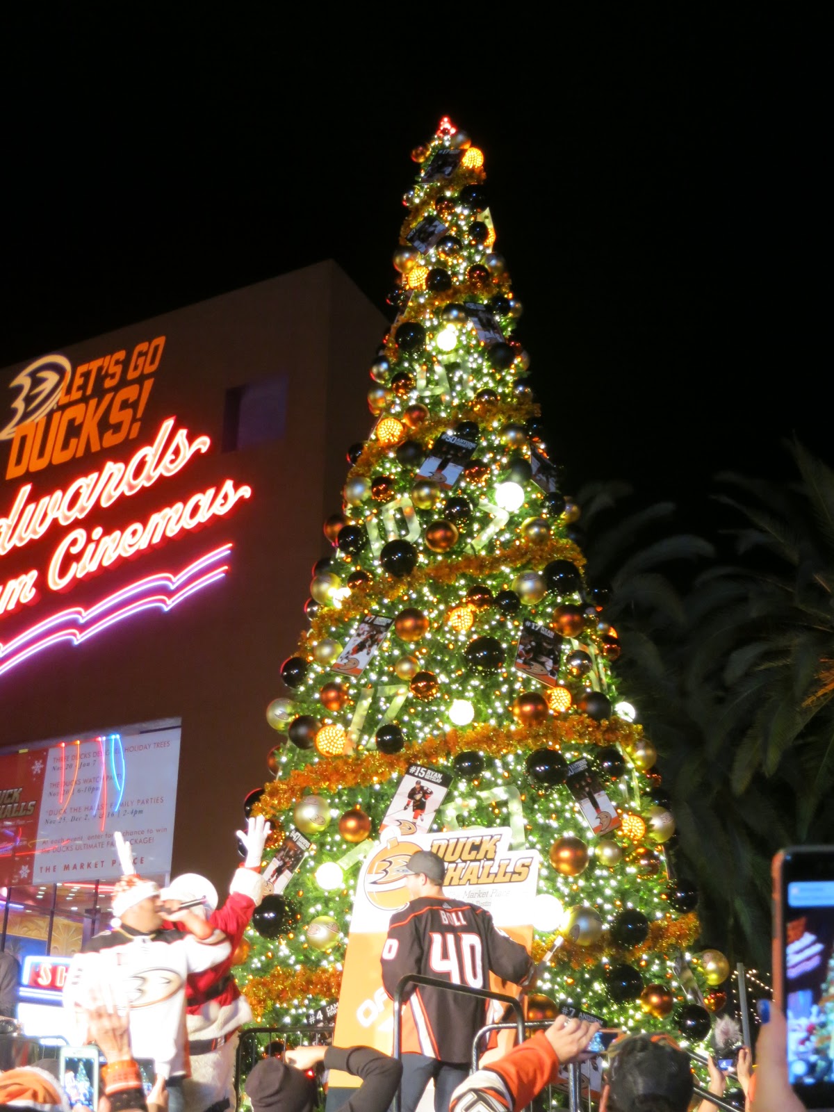 It's Ella's World Now: Ducks Tree Lighting