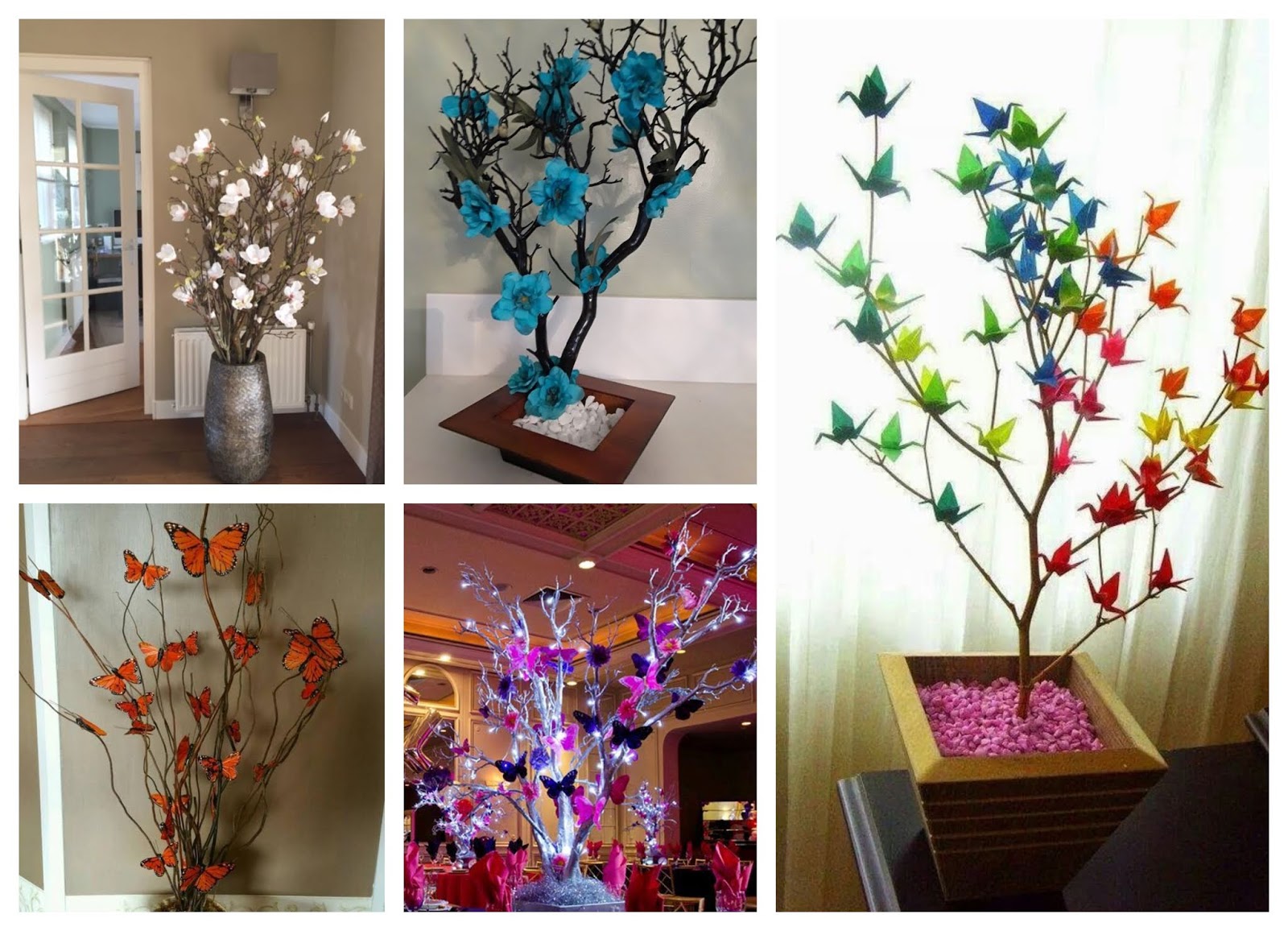 10 Ideas de cómo convertir ramas secas en hermosos centros de mesa ...