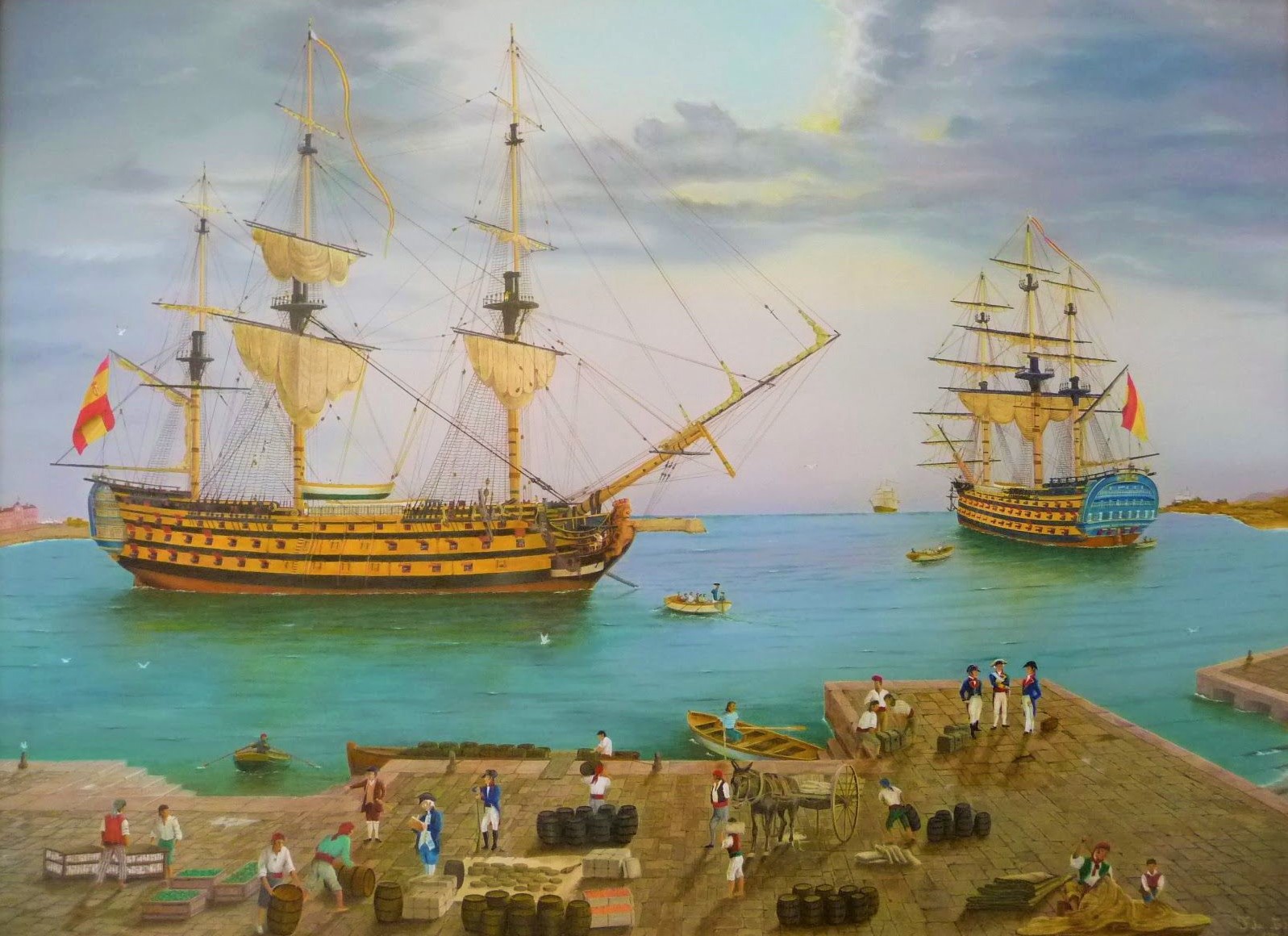 JJ's Wargames: All at Sea - Spanish Fleet Box Build JJ's Wargames: All at Sea - Spanish Fleet Box Build