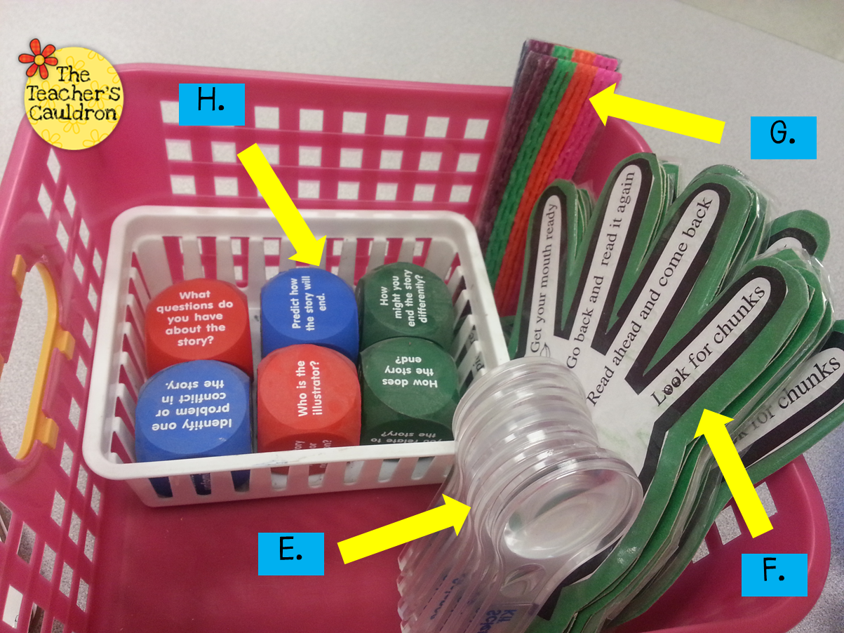 Guided Reading "Toolbox" Linky! - Teacher by the Beach