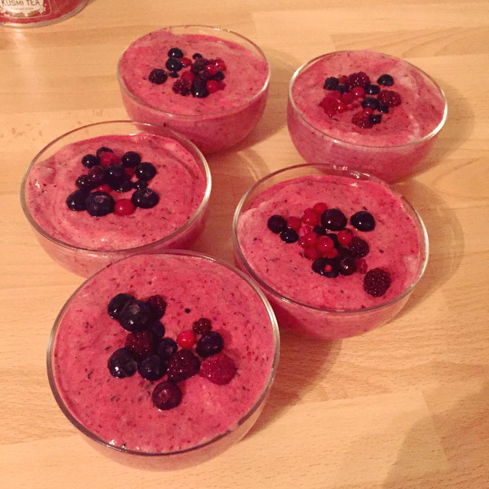 A B C vos IG: Mousse de fruits rouges (IG bas)