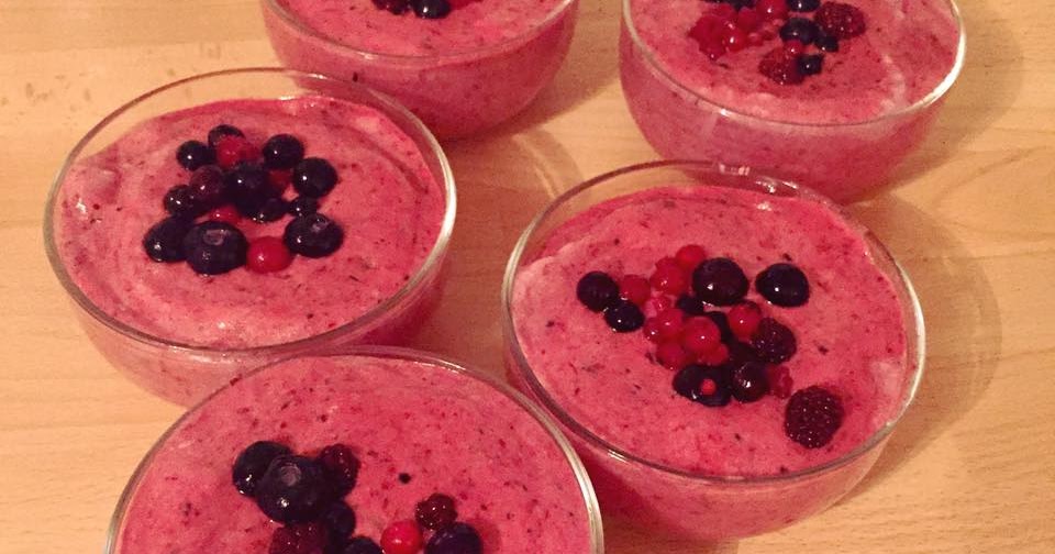 A B C vos IG: Mousse de fruits rouges (IG bas)