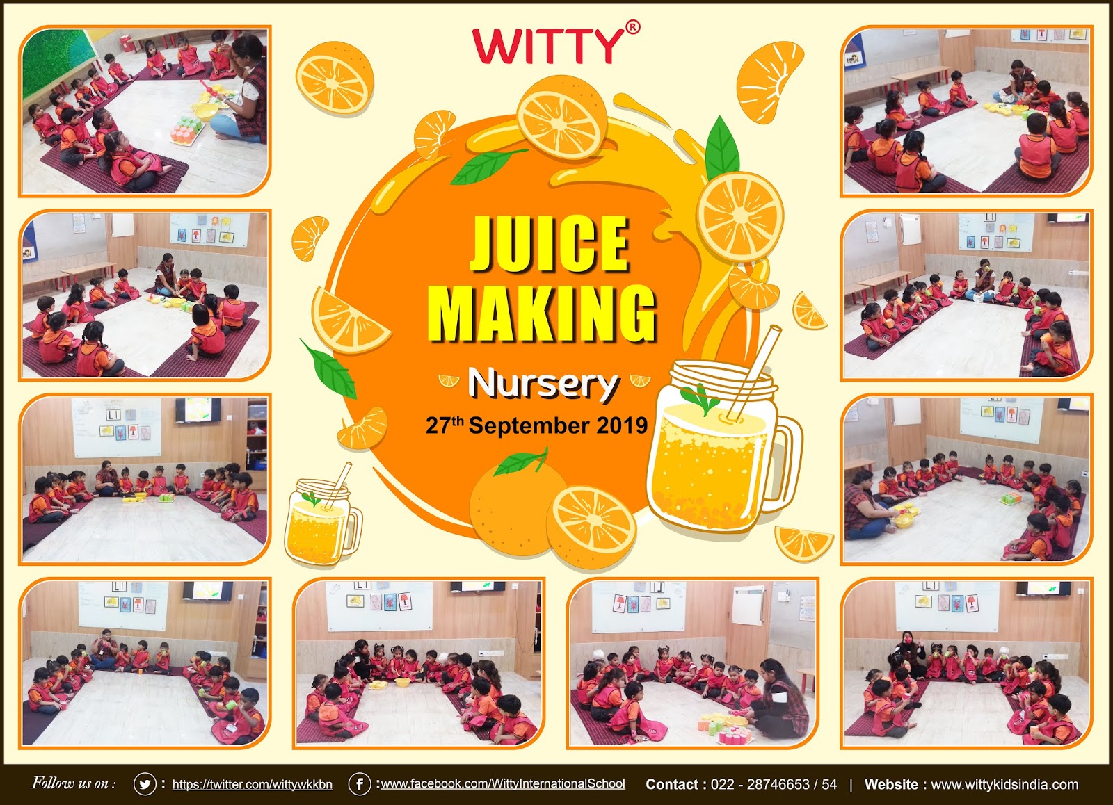 On the top of the World...: Juice Making Activity by Nursery Section at ...
