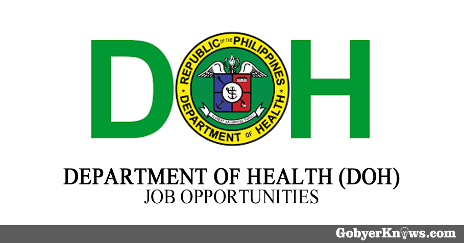GobyerKnows: APPLY NOW! DOH is Hiring Medical Frontliners