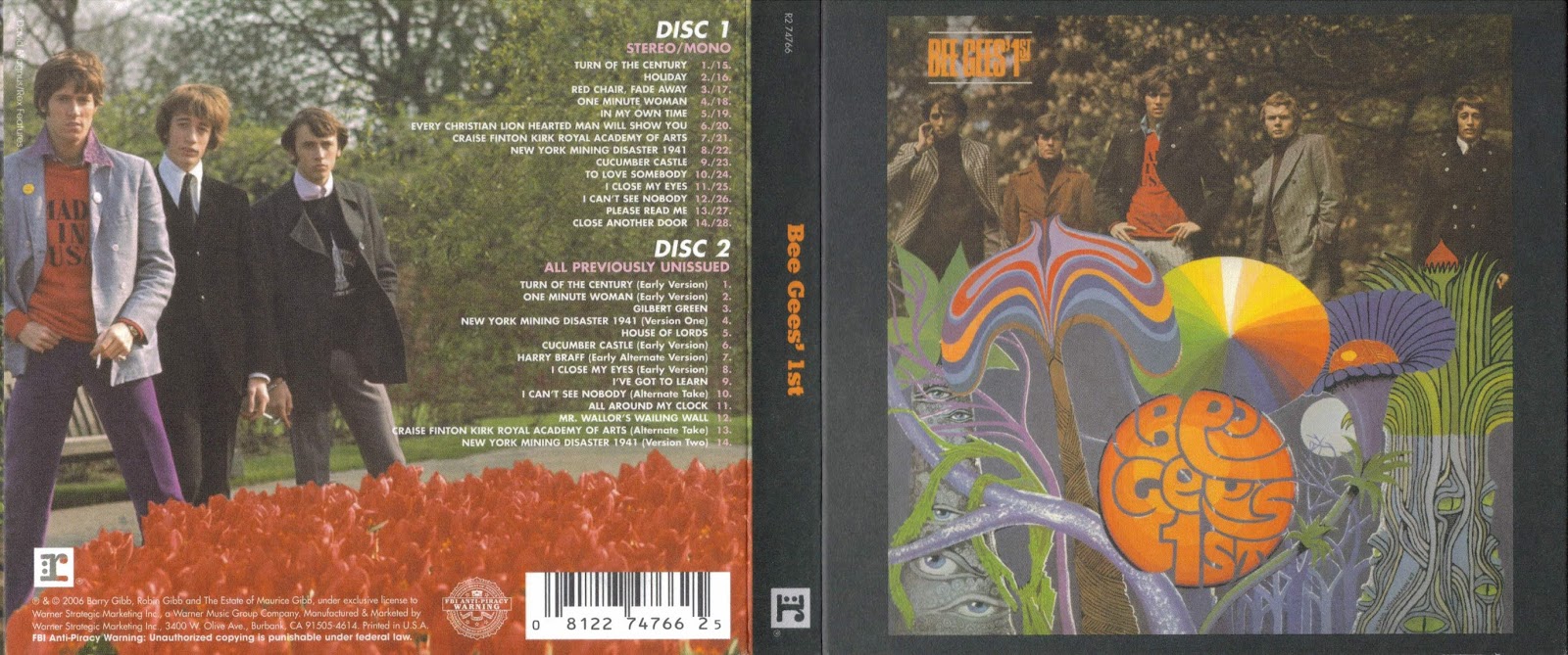 Pop On The Run: Pop: Bee Gees - 1st (1967, 2007 Reprise) 2CD, all ...