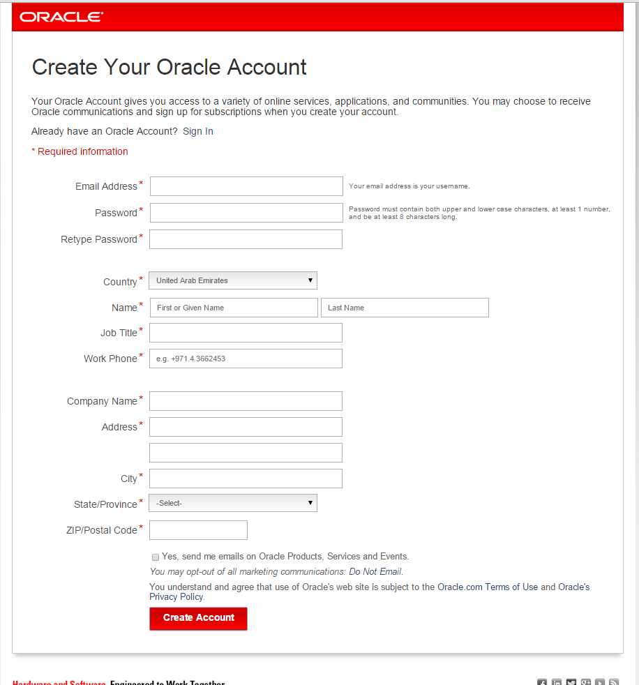 Oracle ilearning : Login into Oracle ilearning