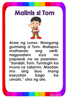 Teacher Fun Files: Tagalog Reading Passages 17