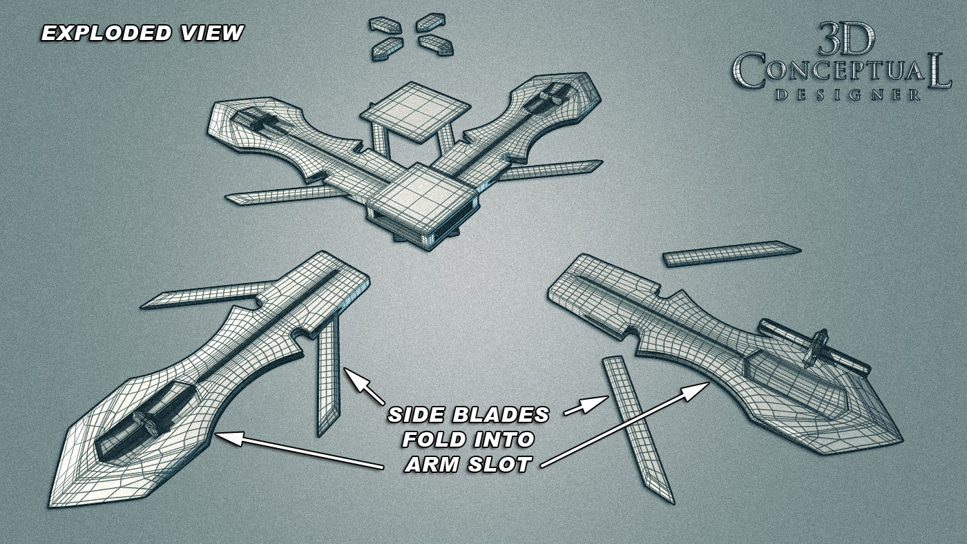 3DconceptualdesignerBlog: Project Review Priest: 3D Cross Weapon Build ...