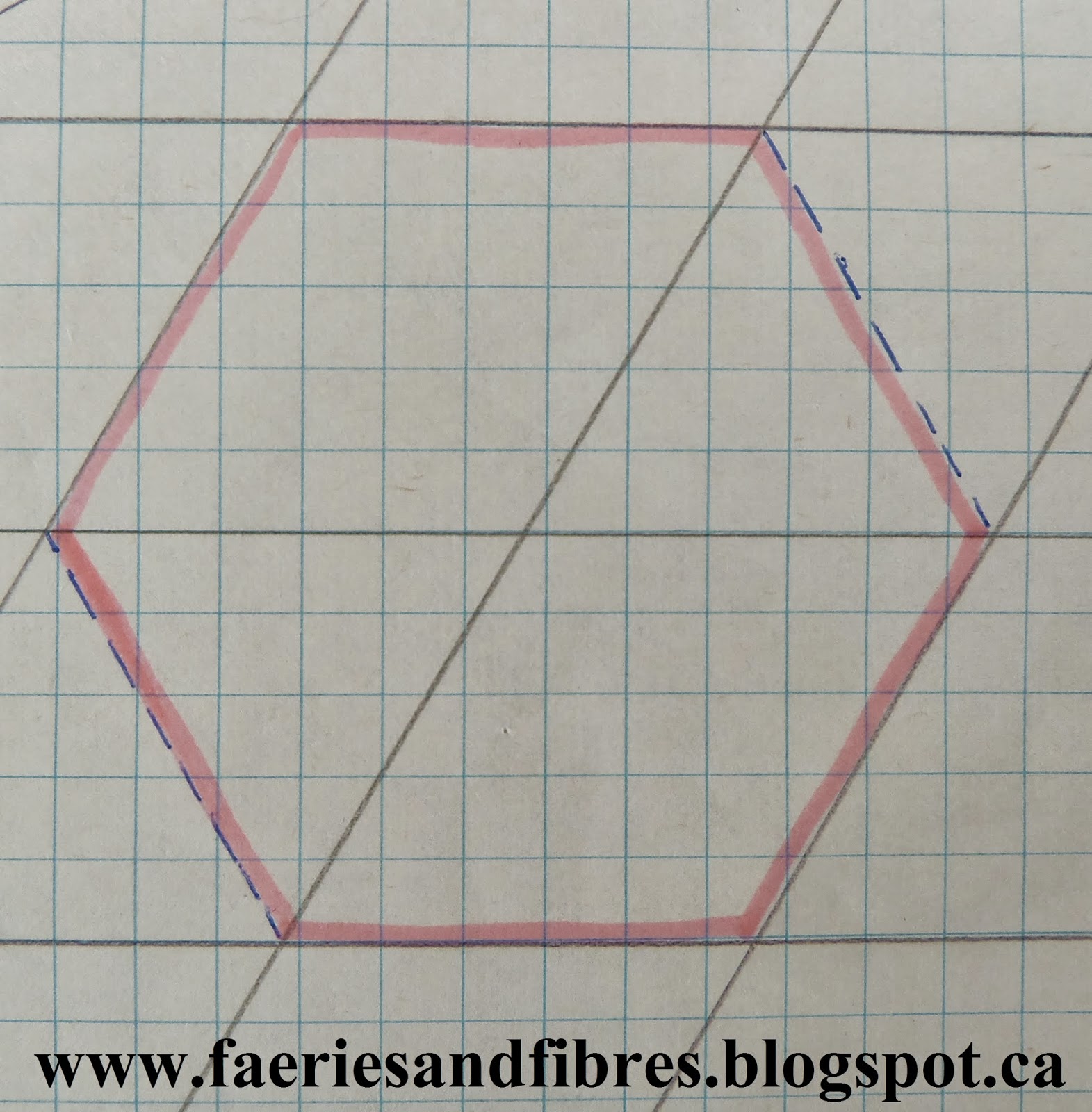 Hexagon On Graph Paper ~ Certificate Letter