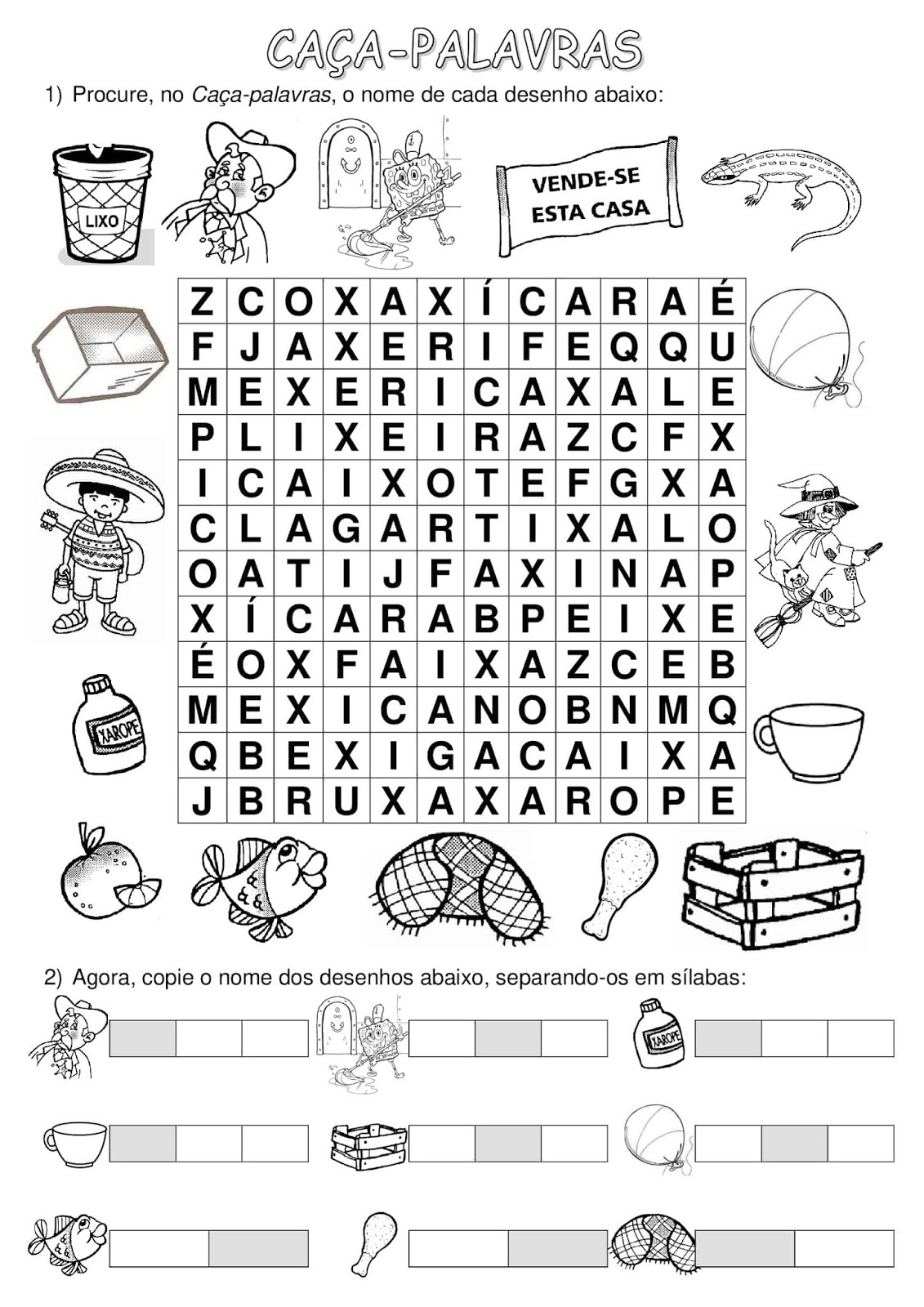 Palavras Com Xa Xe Xi Xo Xu Xão - LIBRAIN