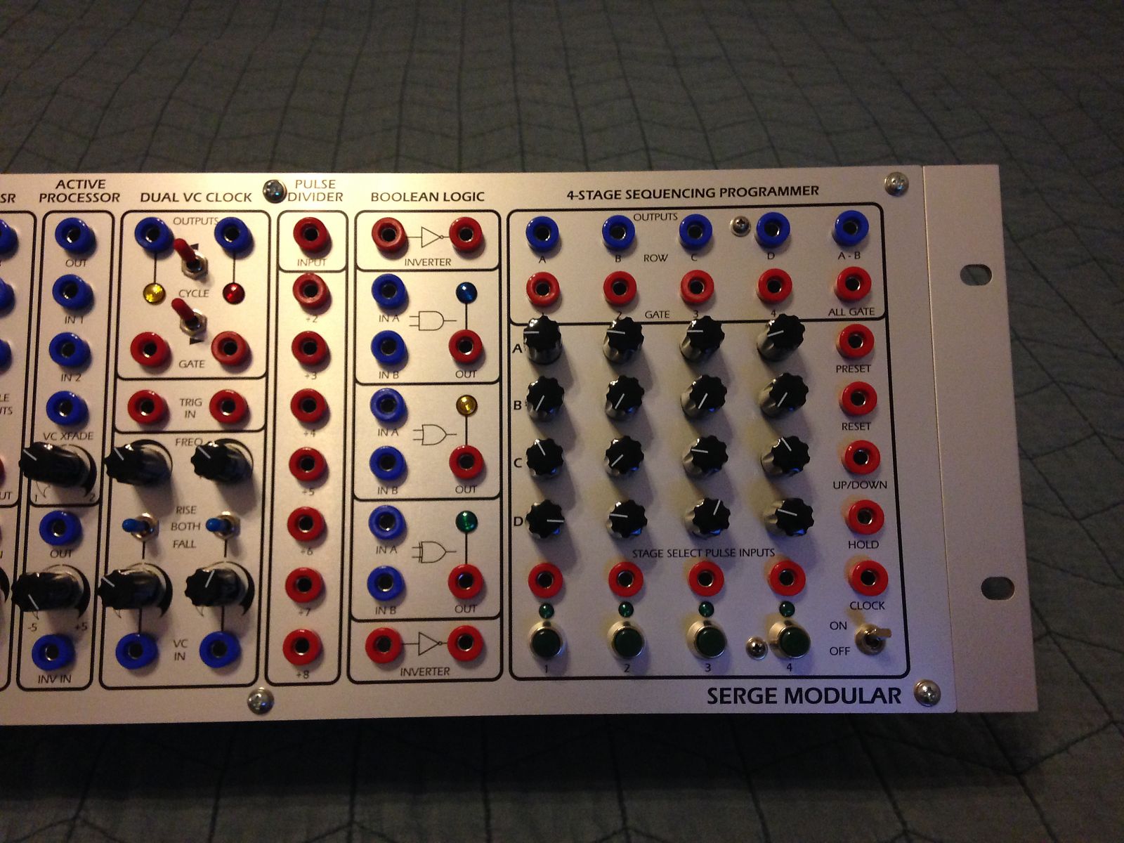 MATRIXSYNTH: STS Serge Sequencer Shop Panel