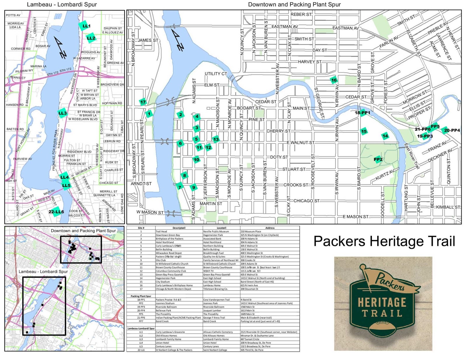 The Wearing Of the Green (and Gold): The Packers Heritage Trail