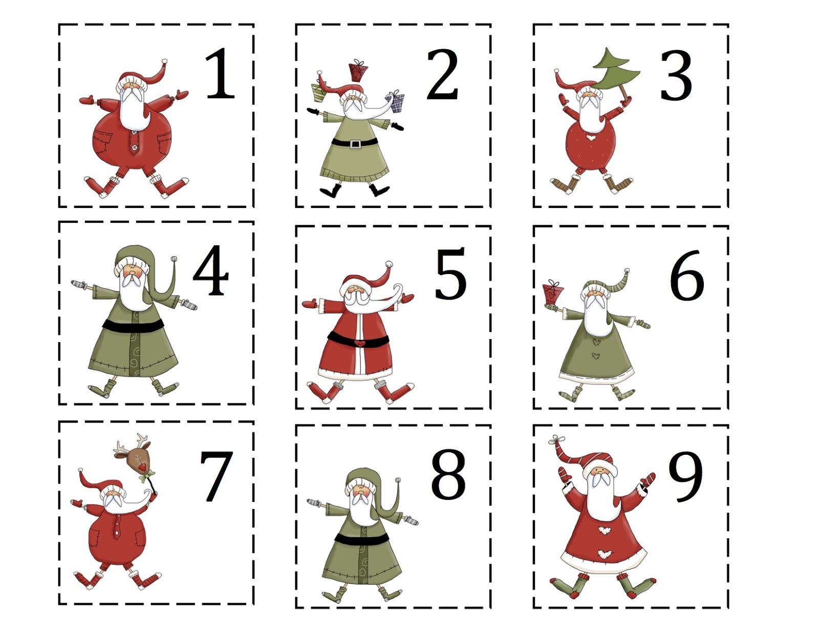 RECURSOS y ACTIVIDADES para Educación Infantil: Los números en NAVIDAD