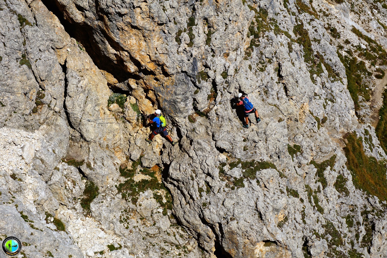Canyoning - Caving: Via ferrata Massare, Rosengarden group, Dolomites