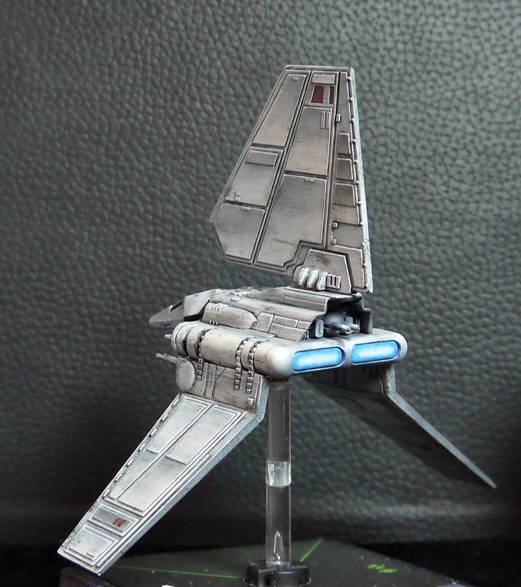 Rule 37: X-Wing Showcase : Imperial Lambda Shuttle Repaint
