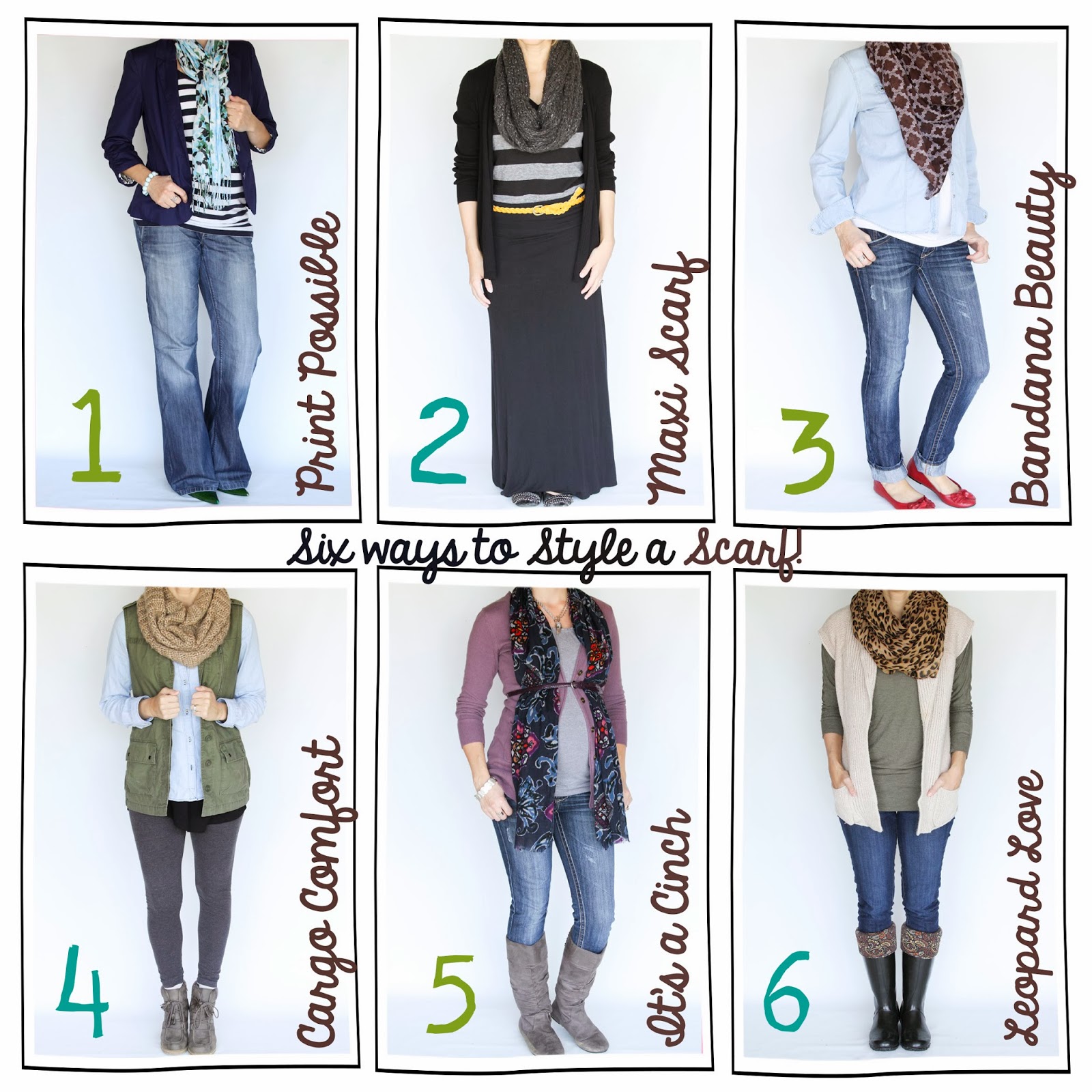 Tutor My Style: Six Ways to Style~ {Scarves!}